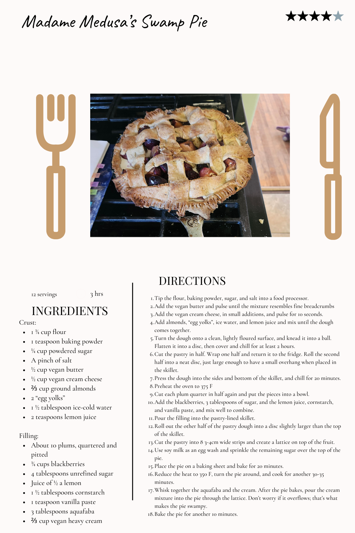 Madame Medusa’s Swamp Pie – Kay's Cakes